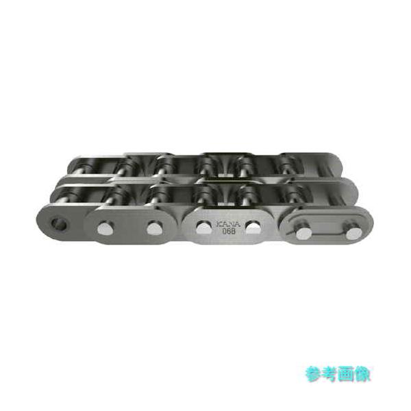 メーカー：片山チエン(株)在庫状況：仕入先取寄せ品納期：お支払い確認後、3営業日以内出荷予定（欠品時は早急にご連絡いたします。）仕様：●チェーンNo.：06B●ピッチ(mm)：9.525●タイプ：RP●列数：2