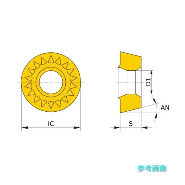 メーカー：三菱マテリアル(株)在庫状況：仕入先取寄せ品納期：お支払い確認後、3営業日以内出荷予定（欠品時は早急にご連絡いたします。）商品特長：●優れた耐摩耗性、耐熱衝撃性で、鋼、ダクタイル鋳鉄の加工において、安定切削を実現し作業時間を短縮し...
