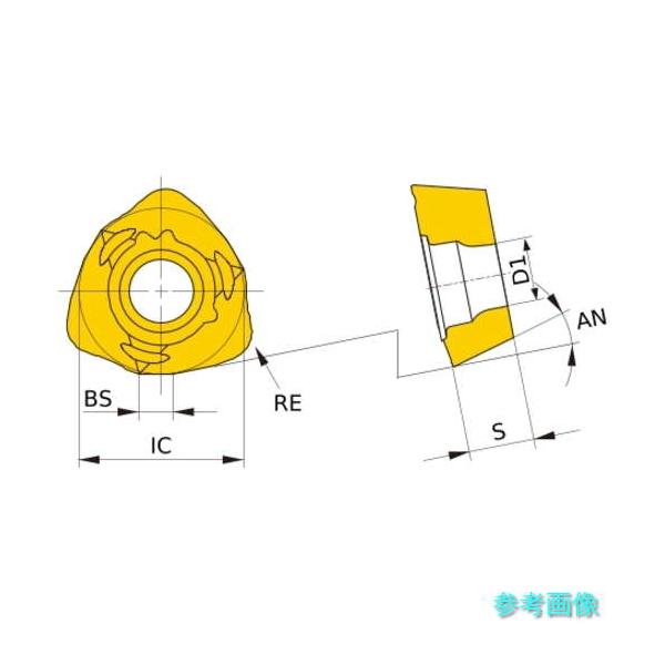 メーカー：三菱マテリアル(株)在庫状況：仕入先取寄せ品納期：お支払い確認後、3営業日以内出荷予定（欠品時は早急にご連絡いたします。）商品特長：●優れた耐摩耗性、耐熱衝撃性で、鋼、ダクタイル鋳鉄の加工において、安定切削を実現し作業時間を短縮し...