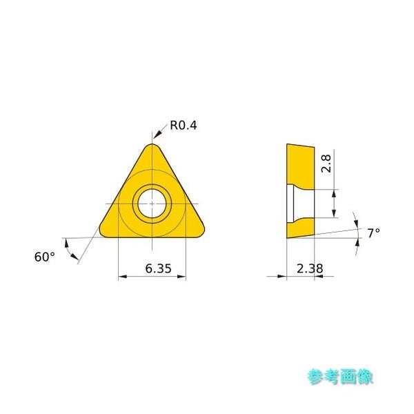 メーカー：三菱マテリアル(株)在庫状況：仕入先取寄せ品納期：お支払い確認後、3営業日以内出荷予定（欠品時は早急にご連絡いたします。）商品特長：●耐熱合金、析出硬化系ステンレス鋼旋削加工時の耐摩耗性、耐クレータ性、耐溶着性を改善しました。仕様...