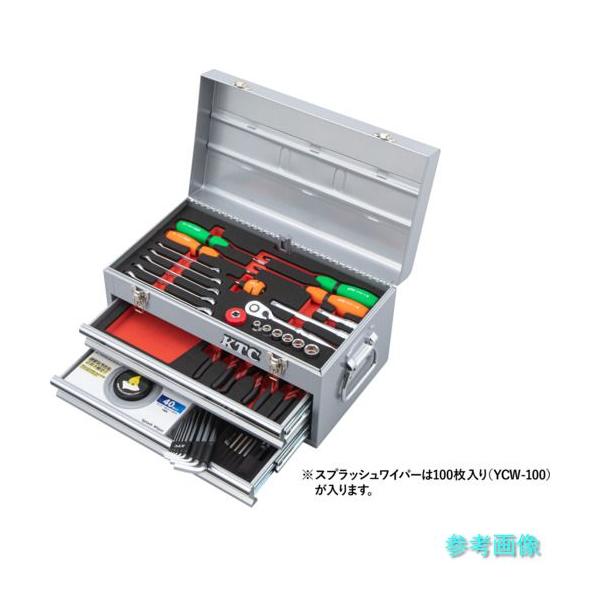 メーカー：京都機械工具(株)在庫状況：仕入先取寄せ品納期：お支払い確認後、4営業日以内出荷予定（欠品時は早急にご連絡いたします。）商品特長：●BR390：9.5sq.ラチェットハンドル(90枚ギア)採用セットです。●ラチェットコンビネーショ...