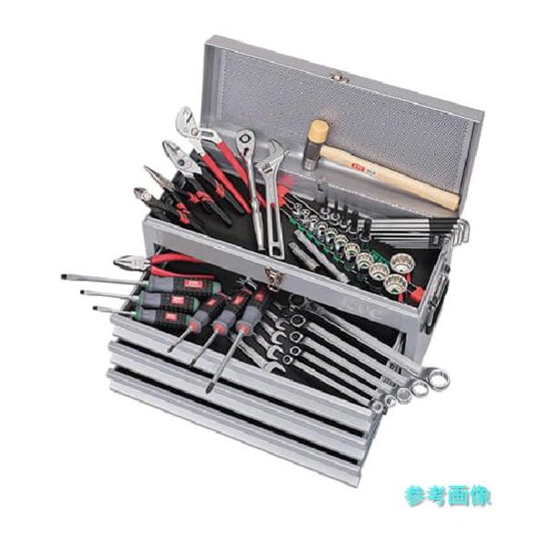 メーカー：京都機械工具(株)在庫状況：仕入先在庫品納期：お支払い確認後、3営業日以内出荷予定（欠品時は早急にご連絡いたします。）商品特長：●機械・装置の整備に最適です。●新型チェストSKX0223シリーズを採用し、コンパクトながら収納量が豊...