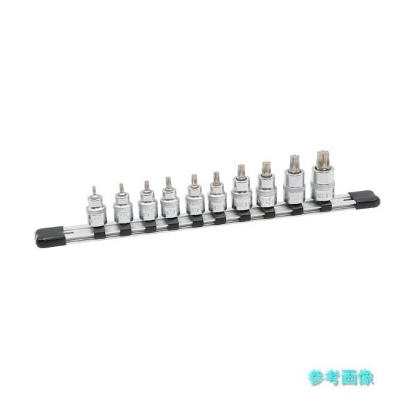メーカー：TONE(株)在庫状況：仕入先在庫品納期：お支払い確認後、3営業日以内出荷予定（欠品時は早急にご連絡いたします。）商品特長：●T型トルクスねじの締付け、緩め作業用のトルクスソケットに狭い箇所への作業に最適なショートタイプです。●先...