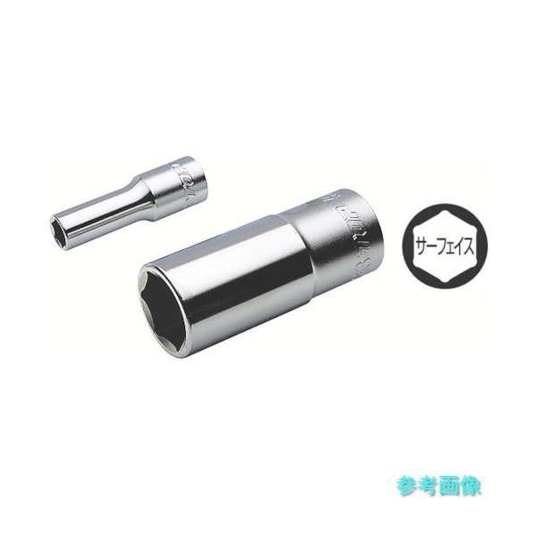 メーカー：トップ工業(株)在庫状況：仕入先取寄せ品納期：お支払い確認後、6営業日以内出荷予定（欠品時は早急にご連絡いたします。）商品特長：●差込角12.7mmです。●ソケットレンチ用サーフェイスディープソケットです。用途：●ボルトナットを傷...