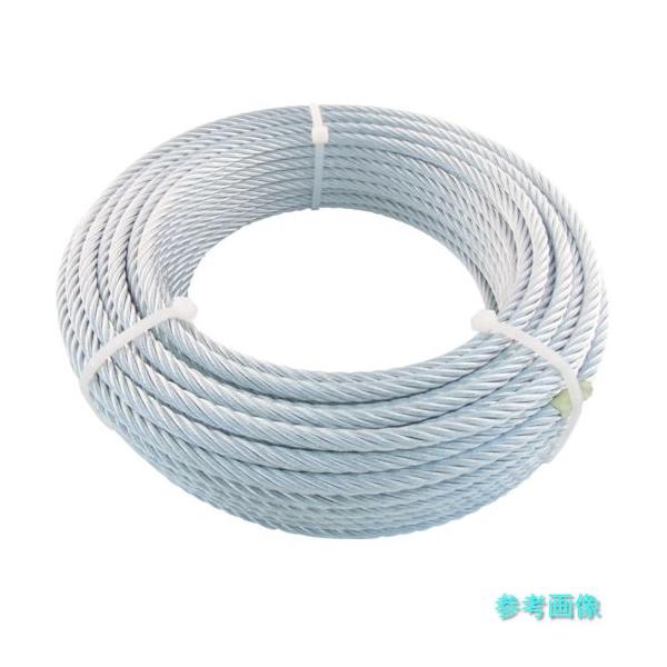 メーカー：トラスコ中山(株)在庫状況：仕入先在庫品納期：お支払い確認後、3営業日以内出荷予定（欠品時は早急にご連絡いたします。）商品特長：●ＪＩＳ規格品ワイヤロープです。●玉掛けワイヤの製作等にもご使用頂けます。●メッキ付のため、耐食性にも...