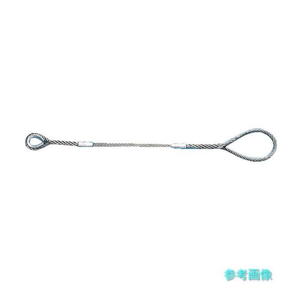 メーカー：トラスコ中山(株)在庫状況：仕入先在庫品納期：お支払い確認後、3営業日以内出荷予定（欠品時は早急にご連絡いたします。）商品特長：●JIS規格適合品のワイヤロープを使用しています。●「労働安全衛生規則第475条」及び「クレーン等安全...