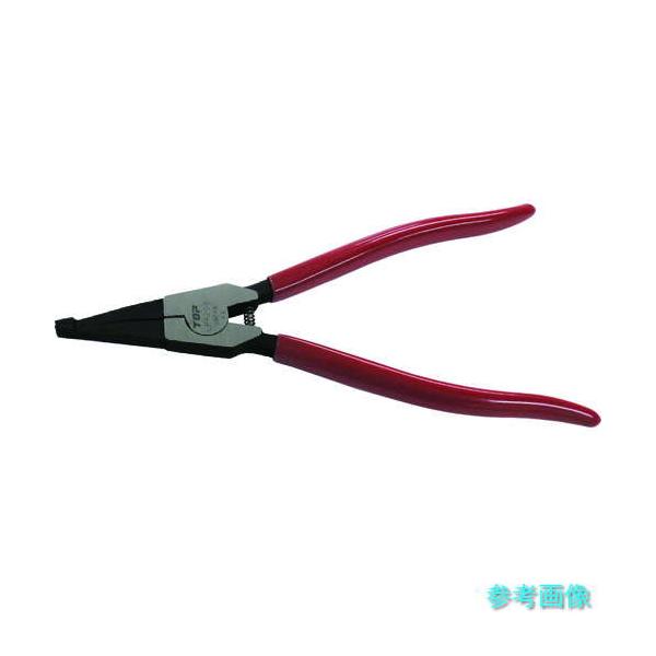 メーカー：トップ工業(株)在庫状況：仕入先在庫品納期：お支払い確認後、3営業日以内出荷予定（欠品時は早急にご連絡いたします。）商品特長：●Ｃ形同心止め輪の着脱専用プライヤーです。●先端が滑り止め加工のため、使用しやすいです。用途：●自動車の...
