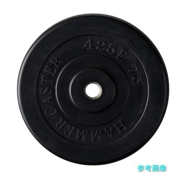 メーカー：ハンマーキャスター(株)在庫状況：仕入先在庫品納期：お支払い確認後、3営業日以内出荷予定（欠品時は早急にご連絡いたします。）商品特長：●オーソドックスな樹脂ブッシュ入りゴム一体車輪です。用途：●Ｅシリーズに使用する車輪。仕様：●車...