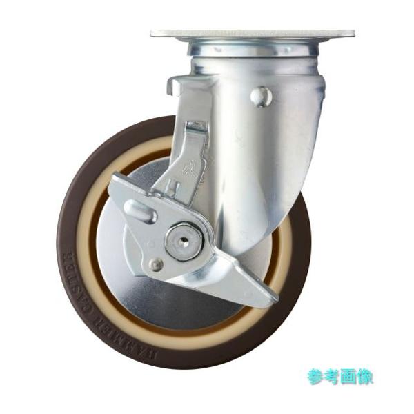 メーカー：ハンマーキャスター(株)在庫状況：仕入先在庫品納期：お支払い確認後、3営業日以内出荷予定（欠品時は早急にご連絡いたします。）商品特長：●従来と異なる旋回部の組付け方式を採用し、軽量化を図ったキャスターです。用途：●工場や店舗、事業...