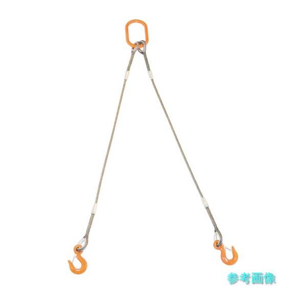 メーカー：トラスコ中山(株)在庫状況：仕入先在庫品納期：お支払い確認後、3営業日以内出荷予定（欠品時は早急にご連絡いたします。）商品特長：●JIS規格適合品のワイヤロープを使用しています。●「労働安全衛生規則第475条」及び「クレーン等安全...