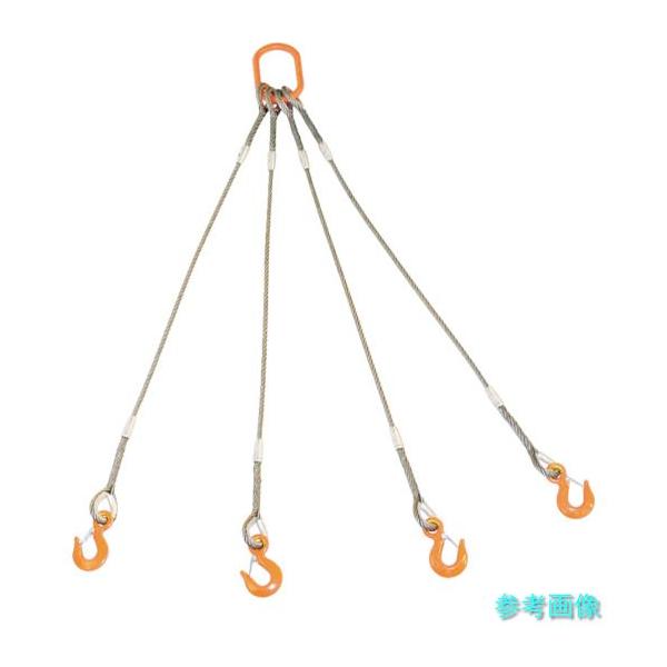 メーカー：トラスコ中山(株)在庫状況：仕入先在庫品納期：お支払い確認後、3営業日以内出荷予定（欠品時は早急にご連絡いたします。）商品特長：●「JIS規格(JIS G 3525)」適合品のワイヤロープを使用しています。●「労働安全衛生規則第4...