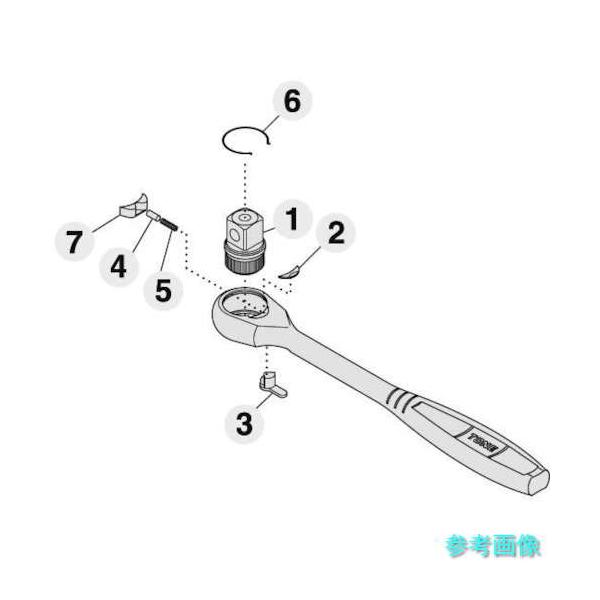 メーカー：TONE(株)在庫状況：仕入先在庫品納期：お支払い確認後、3営業日以内出荷予定（欠品時は早急にご連絡いたします。）商品特長：●ラチェットハンドル用リペアキットです。仕様：●適合機種：RH3CHS、RH3CH材質／仕上：●構造用鋼