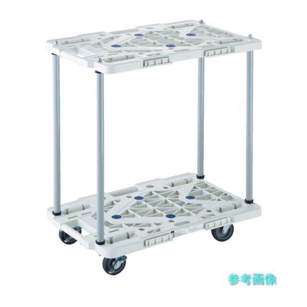 メーカー：トラスコ中山(株)在庫状況：仕入先在庫品納期：お支払い確認後、3営業日以内出荷予定（欠品時は早急にご連絡いたします。）商品特長：●荷台は堅牢なリブ構造です。●薬品や溶剤にも侵されにくく耐久性に優れています。●台上に滑り止め用ゴムが...