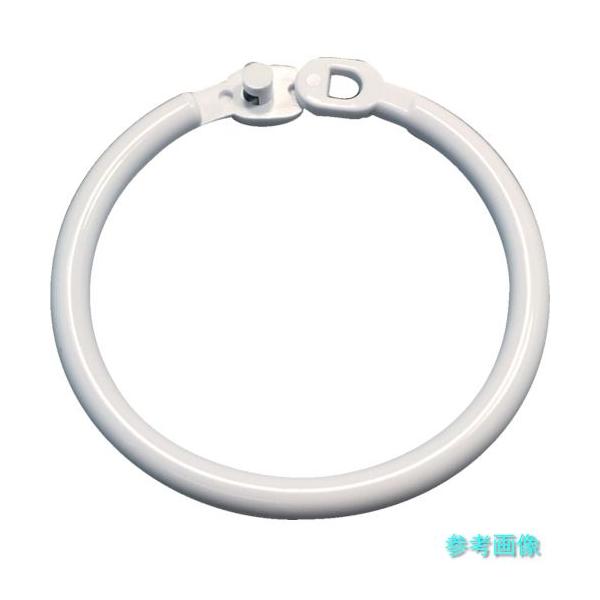 メーカー：トラスコ中山(株)在庫状況：仕入先在庫品納期：お支払い確認後、3営業日以内出荷予定（欠品時は早急にご連絡いたします。）商品特長：●リングを開いてカードを自由に抜き差しできます。用途：●書類・カードの綴り。仕様：●色：白●内径(mm...