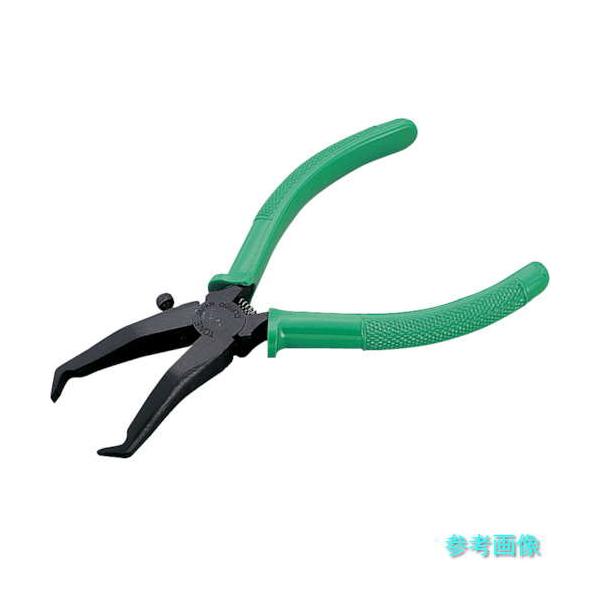 メーカー：TONE(株)在庫状況：仕入先取寄せ品納期：お支払い確認後、4営業日以内出荷予定（欠品時は早急にご連絡いたします。）商品特長：●自動車用樹脂クリップ外し専用工具です。●先端が曲がっているので、多少奥まった箇所の作業が可能です。用途...