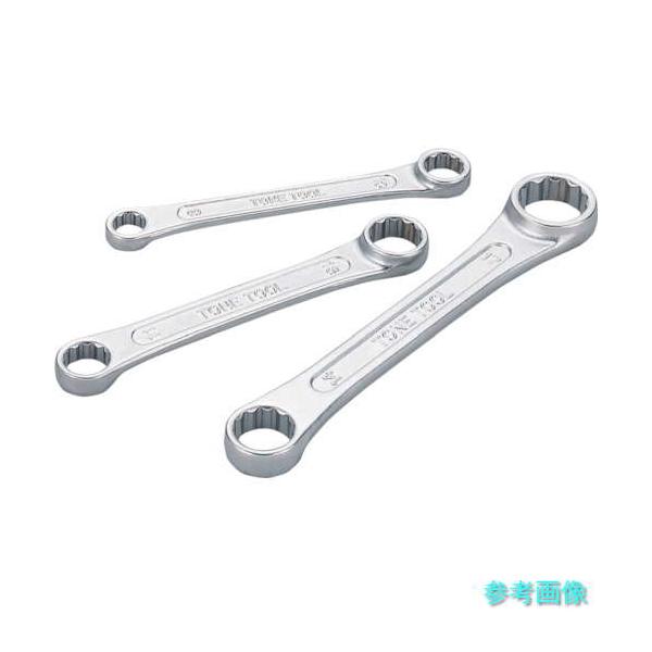 メーカー：TONE(株)在庫状況：仕入先取寄せ品納期：お支払い確認後、4営業日以内出荷予定（欠品時は早急にご連絡いたします。）商品特長：●高さ制限のある狭い箇所や作業スペースが狭い箇所に最適です。●めがね部は12角なので、ボルト・ナットに対...