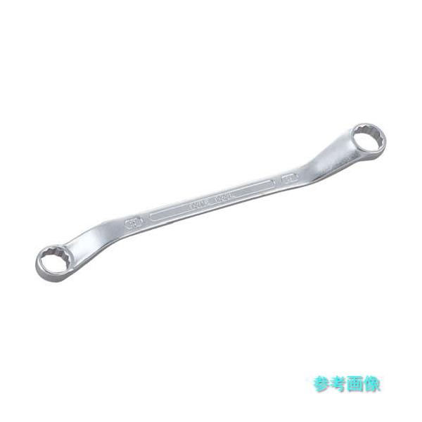 メーカー：TONE(株)在庫状況：仕入先取寄せ品納期：お支払い確認後、4営業日以内出荷予定（欠品時は早急にご連絡いたします。）商品特長：●45°のオフセット角度で全長が短いため、狭い箇所で周辺の障害物を避けて作業ができます。●めがね部は12...