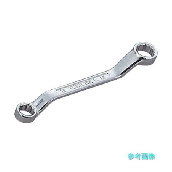 メーカー：TONE(株)在庫状況：仕入先取寄せ品納期：お支払い確認後、4営業日以内出荷予定（欠品時は早急にご連絡いたします。）商品特長：●柄部の曲がり角度が45°で全長が短いため、狭い箇所で周辺の障害物を避けて作業ができます。●めがね部は1...