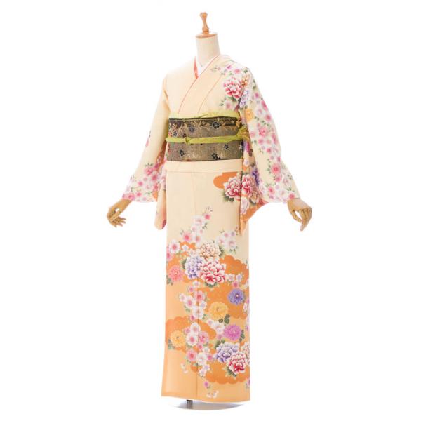 訪問着　付下げ　レンタル　☆結婚式、入園、入学式、七五三などにおすすめです☆■対応身長：153cm〜165cm位まで　〜13号まで■サイズ　：身丈:165cm　裄丈:68cm　袖丈:49cm　前幅:24.5cm　後幅:30.5cm■色/柄：...