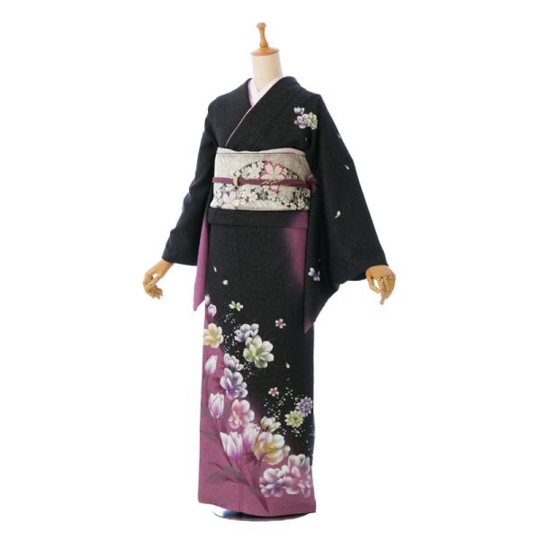 訪問着　付下げ　レンタル☆結婚式、入園、入学式、七五三などにおすすめです☆■対応身長：158cm〜167cm位まで■サイズ　：〜13号まで■身丈:167cm　裄:70cm　袖丈:50.5cm　前幅:24.5cm　後幅:31cm■色/柄：正絹...