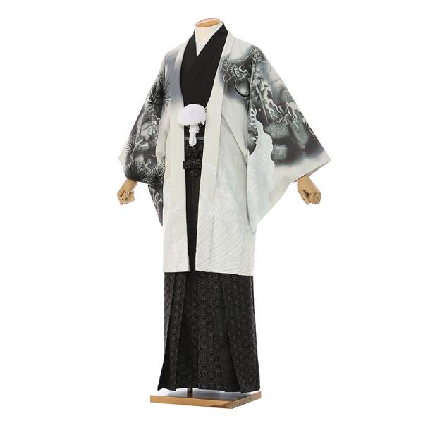 成人式・卒業式　男性袴フルセットレンタル■対応身長　180〜185cm前後■標準ウエスト　60〜100cmまで■サイズ　（約）羽織・着丈:約100 裄丈:約77 袖丈:約53 袴丈:約97.5（cm）　　　　　　紋なし男性袴■色柄　羽織/着...