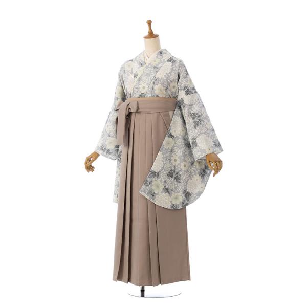 ☆卒業袴　レンタルセット☆HELD870_HDLD870【対応身長・洋服サイズ】■草履使用:158〜162cm前後　■洋服サイズ：7号〜13号くらいまで■裄:約68cm　袴丈:約95cm　身丈:約110cm　袖丈:約76cm■色/柄  着物...