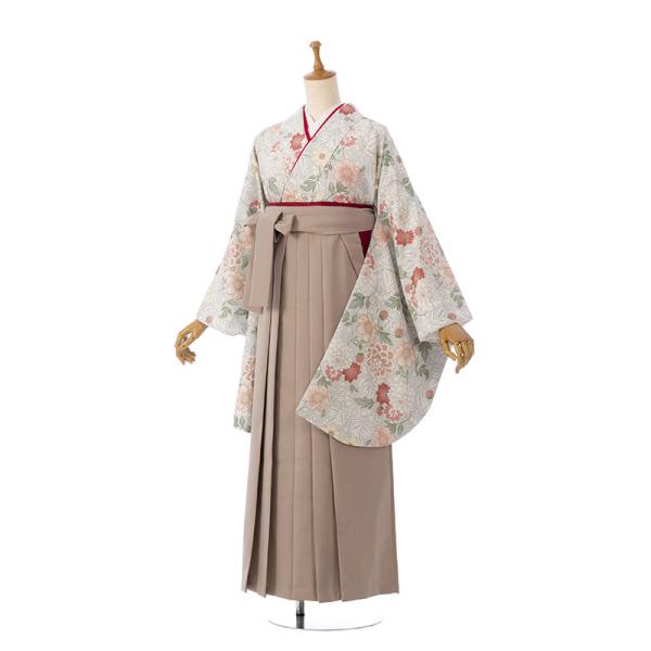 ☆卒業袴　レンタルセット☆HELD880_HDLD880【対応身長・洋服サイズ】■草履使用:153〜157cm前後　■洋服サイズ：7号〜13号くらいまで■裄:約68cm　袴丈:約91cm　身丈:約110cm　袖丈:約76cm■色/柄  着物...