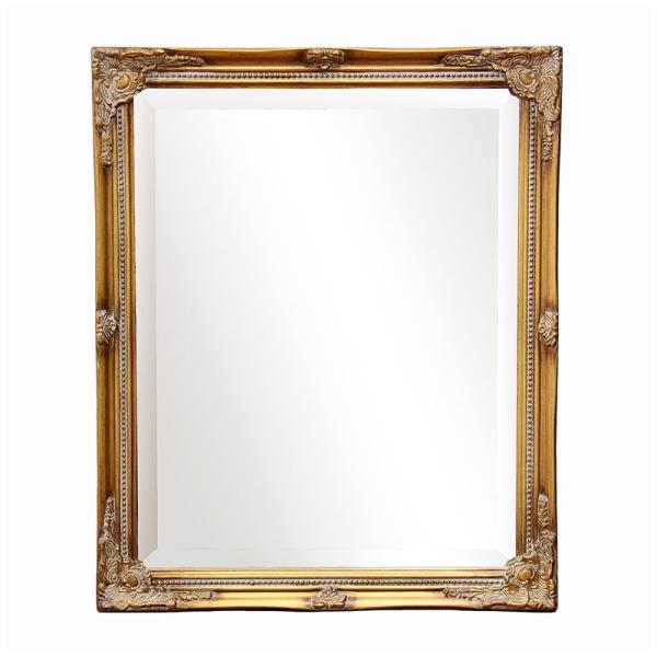 魅惑のミラーコレクション クラシカルなオシャレミラー   「商品番号」0024537 「商品名」鏡 壁掛け アンティークスタイル 壁掛けミラー ゴールド 鏡 面取り ウォールミラー 壁掛け おしゃれ 鏡 「サイズ」幅 47×奥行 2.5×高...