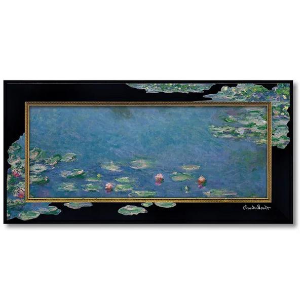「商品番号」0291027「商品名」絵画 インテリア モネ 名画「 睡蓮 スイレン 」 クロード・モネ 絵画 壁掛け 絵画 額入り「サイズ」幅 60×奥行 2×高さ 30cm（単位はセンチ）「作家」クロード・モネ画（フランス・男性）印象派を...