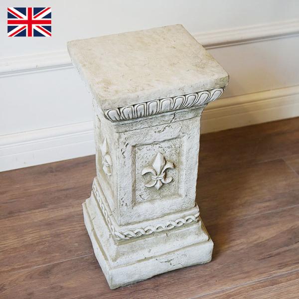 【商品番号】0370500【商品名】ローマスタンド 英国製 UK コラム 台座 ガーデニング【サイズ】幅 22.5×奥行 22.5×高さ 45cm（単位はセンチ）【生産国】イギリス製【重量】30Kｇ(キログラム)【素材】ホワイトコンクリート...