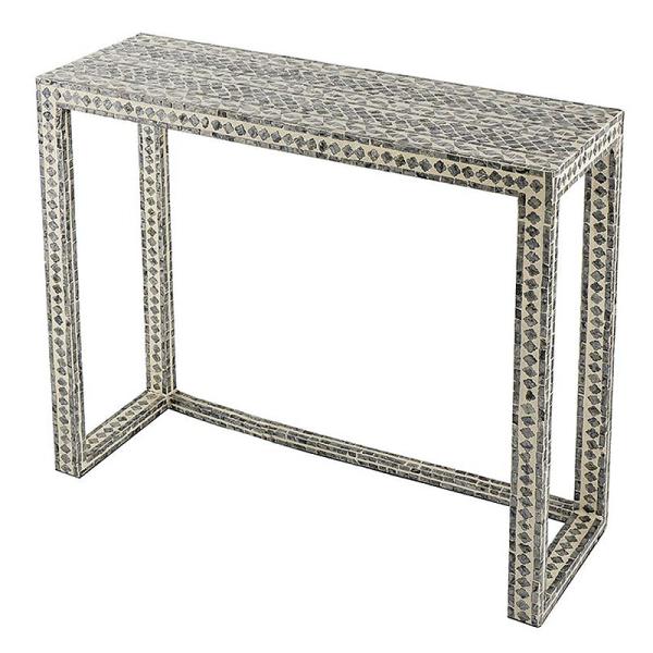 「在庫1台限り」フランススタイルコレクション 木製天板のコンソールテーブル登場！ 「商品番号」0570558 「商品名」コンソールテーブル アンティーク カピス貝仕上げ コンソールテーブル モザイク天板 おしゃれ 「サイズ」幅 90×奥行 ...