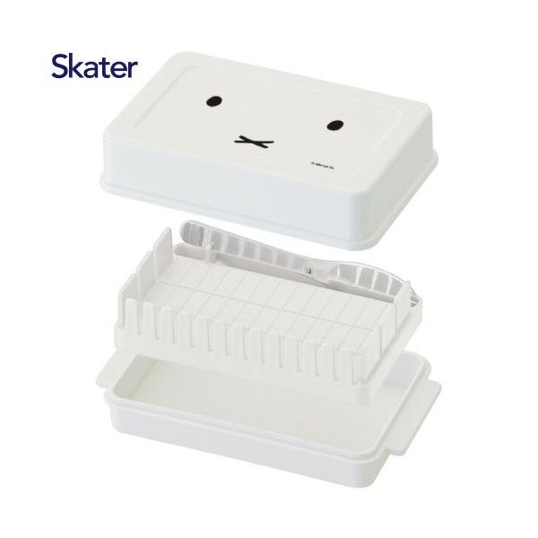 定量カッティング付バターケース ミッフィー BTG1 スケーター Skater [4973307530210] 5g・10g・15g自由にカット 先割れナイフ付属