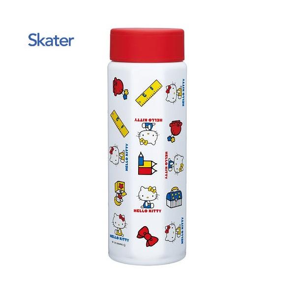 八角ステンレスボトル 500ml スケーター Skater [4973307651809] ハローキティ STO5 真空二重構造 保冷保温 水筒