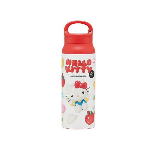 カラビナハンドルステンレスボトル600ml ハローキティ ぷっくりバルーン サンリオ スケーター Skater [4973307713958] STBC6