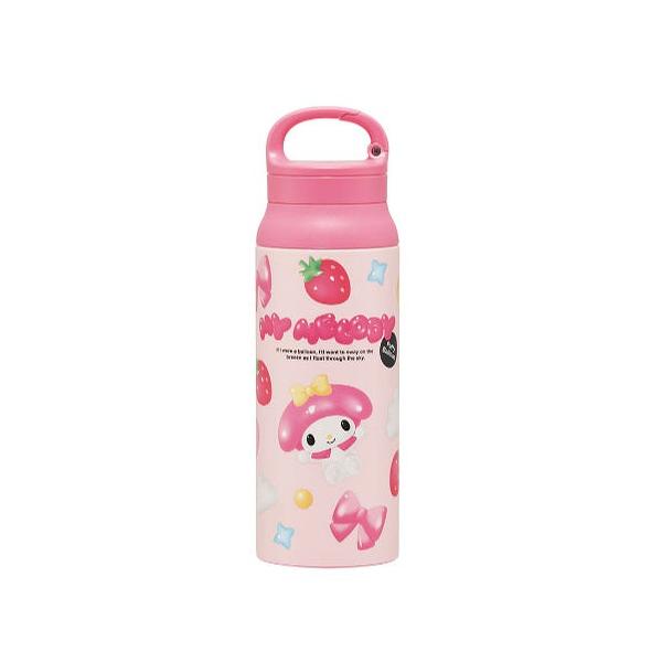 カラビナハンドルステンレスボトル600ml マイメロディ ぷっくりバルーン サンリオ スケーター Skater [4973307713965] STBC6