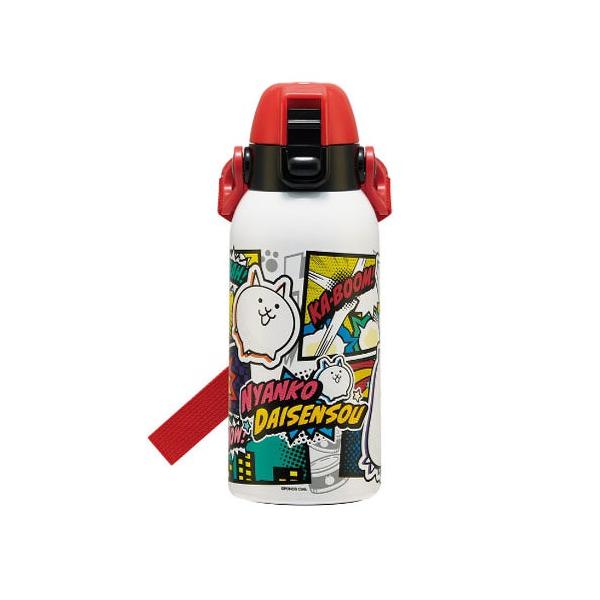 ショルダーベルト付ダイレクトボトル600ml にゃんこ大戦争26 スケーター Skater [4973307723834] STCH6