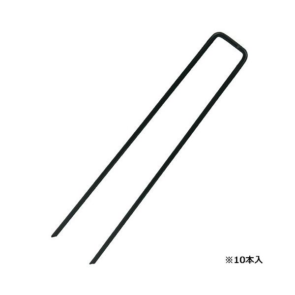 園芸用品 コの字ピングリーン セフティー3 [4977292657433] 10PCS 3.5×20cm 藤原産業