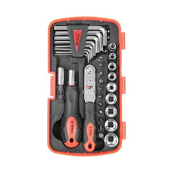 工具 ドライバー&amp;レンチセット EMT-35C [4977292828284] E-Value 藤原産業