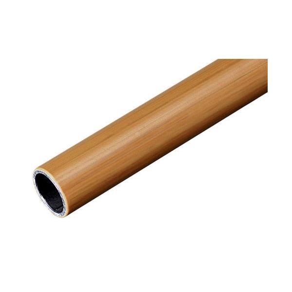 室内用手すり BAUHAUS 35襖用脱着手すり棒 2m マツ六 [BF-10MB] Mブラウン φ35×2000mm 4トン配送 車上渡し 法人様限定 メーカー直送