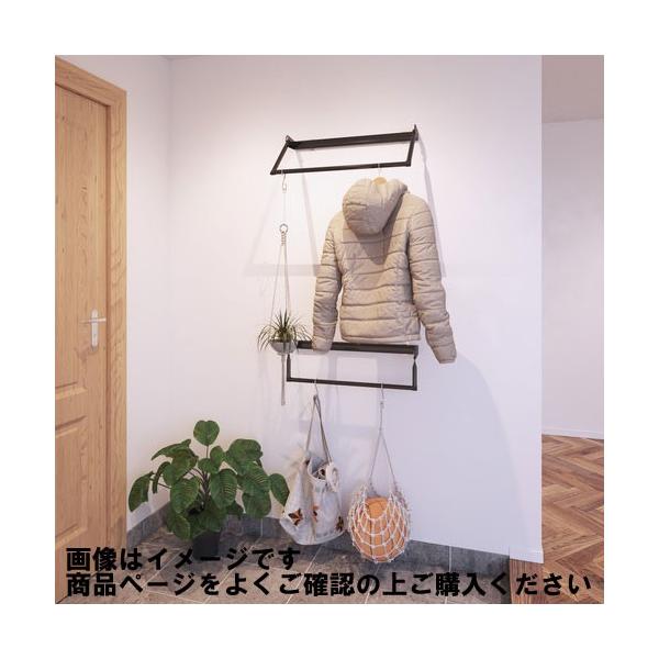 インテリアマルチハンガー フリーハングのみ type3壁・天井付け ファーステージ [freehangtype3-81-120] 幅81〜120cm×高さ15or25or35cm タチカワ
