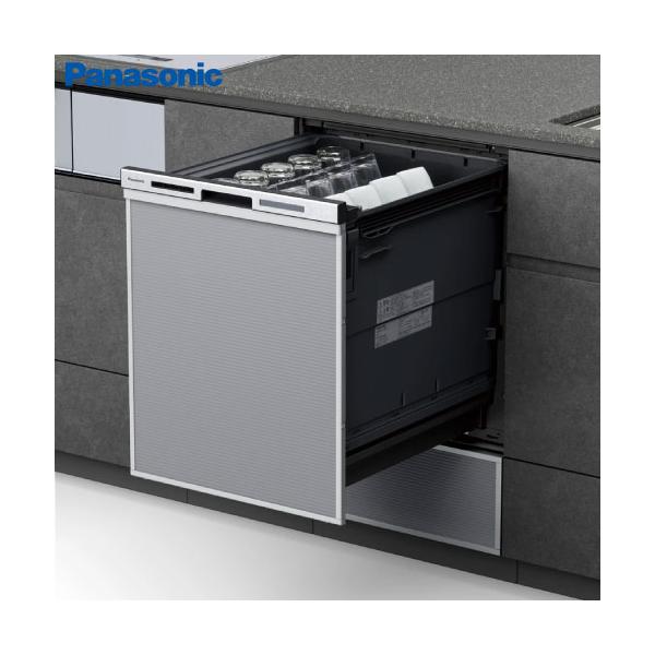 食洗機 ビルトイン食器洗い乾燥機 M9Plus 幅45cm パナソニック Panasonic [NP-45MD9SP] シルバー ドアパネル型(※ドアパネルは別売です)  ディープタイプ