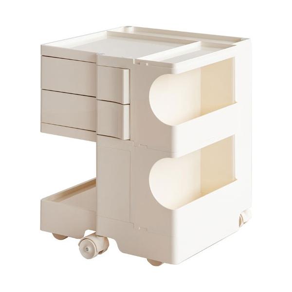 マルチワゴン Pluna プルーナ ロータイプ クリーム 完成品 キャスターのみ取り付け [562003045] WG-H003-CM 宮武製作所 メーカー直送