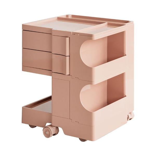 マルチワゴン Pluna プルーナ ロータイプ ライトピンク 完成品 キャスターのみ取り付け [562003008] WG-H003-LPK 宮武製作所 メーカー直送