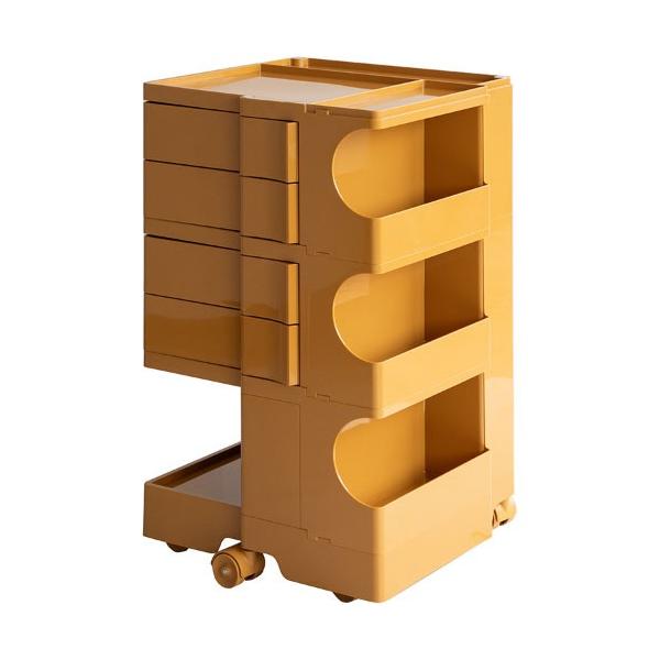 マルチワゴン Pluna プルーナ ハイタイプ イエロー 完成品 キャスターのみ取り付け [562004004] WG-H004-YE 宮武製作所 メーカー直送