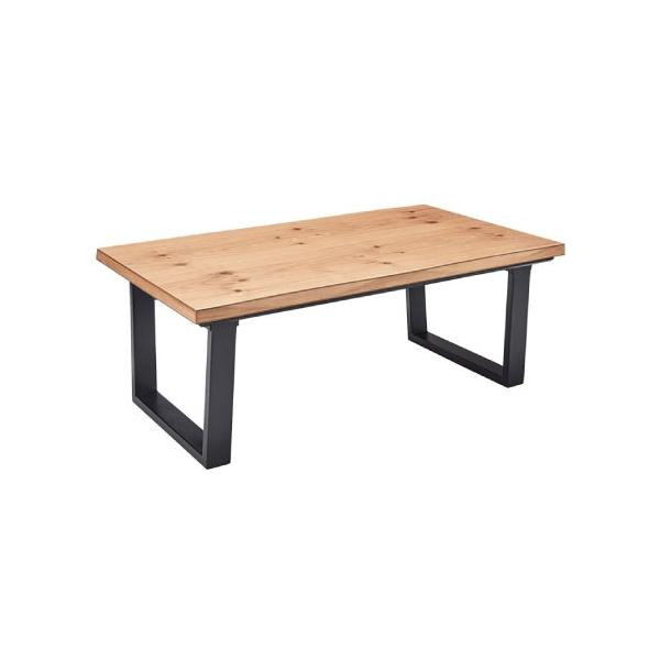 こたつテーブル リビングコタツ 105×60cm 長方形 [ZEK-1051E(NA)] 天然木突板仕様 ホワイトオーク(突板) 石英管510W ユアサプライムス