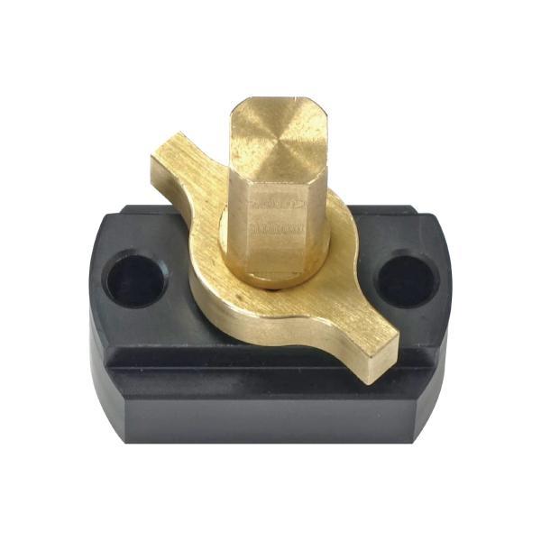 インターロックを、三協立山アルミ社製玄関扉（フロント刻印：MIWA FDG2）に取り付ける為のアタッチメントです。上部シリンダーを外してインターロックを取り付ける場合に必要なアタッチメントです。※使用されているシリンダーがMIWA社PSタイ...