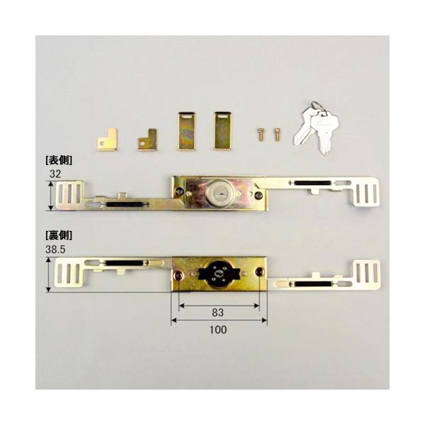 東洋シャッター 新型サイズ：伸 340mm、縮 282mm付属キー：2本付属商品内容：シャッター錠、部品、説明書、キー × 2注意事項：旧型のKS-21と交換する際は付属アタッチメント等で現場調整取付けが必要です。