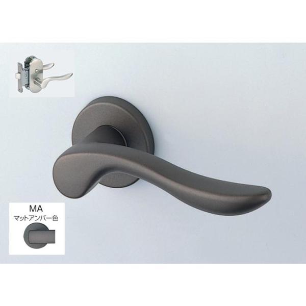 MCS1-L3-P15A-WB錠ケース：MCS錠レバーハンドル：L3レバーハンドルエスカッション：P15Aストライク：CS2仕上げ色：(マットアンバー)