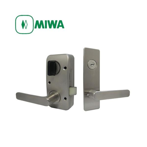 【ＭIWA RAHPC】(美和ロック) 面付箱錠 RAHPC(RAタイプ)レバーハンドル型 シルバー色 キー標準3本付属「MIWA 82RA」「MIWA 85RA」の表記がある錠と交換可能です。握り玉型ノブタイプからも加工なしでお取替えでき...