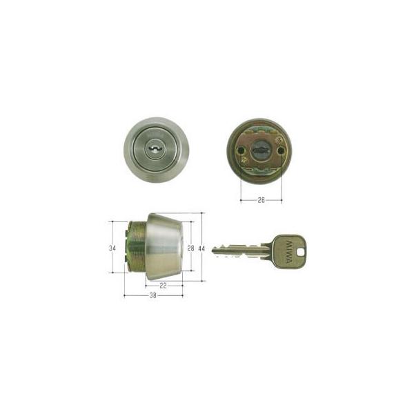 MIWA U9シリンダー LSPタイプ【MCY-136】カギ違い数は150,994,994通り。ピッキング対策にロータリータンブラーとロッキングバーを採用し、従来品ディスクシリンダー(廃番製品)から防犯性能が向上。シリンダー:U9シリンダー...